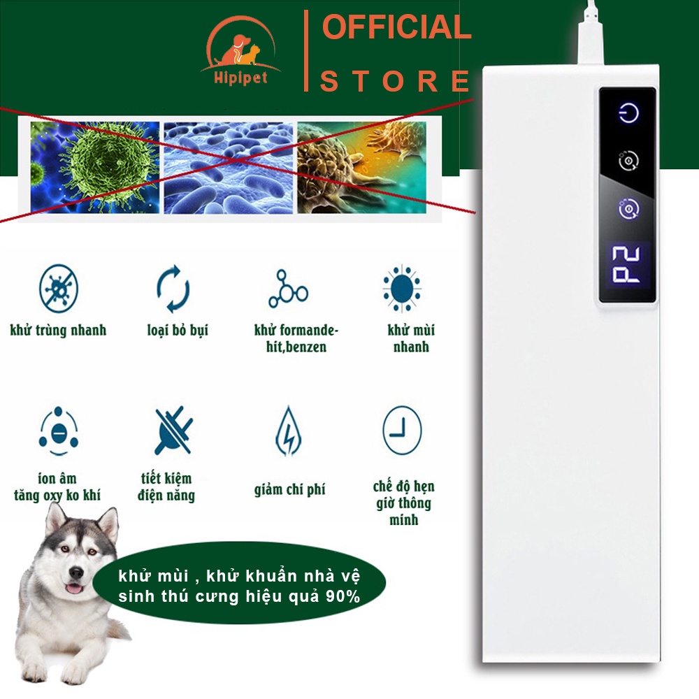 Hipipet OZONE pet toilet deodorizer effectively disinfects and ...