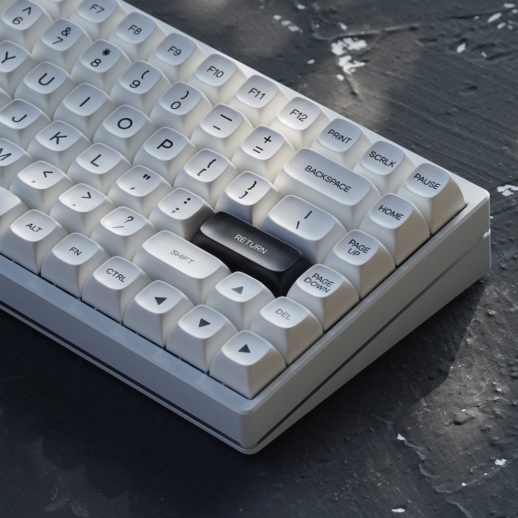 KBDfans Pga Profile Black And White Doubleshot Keycaps Set Novelty ...