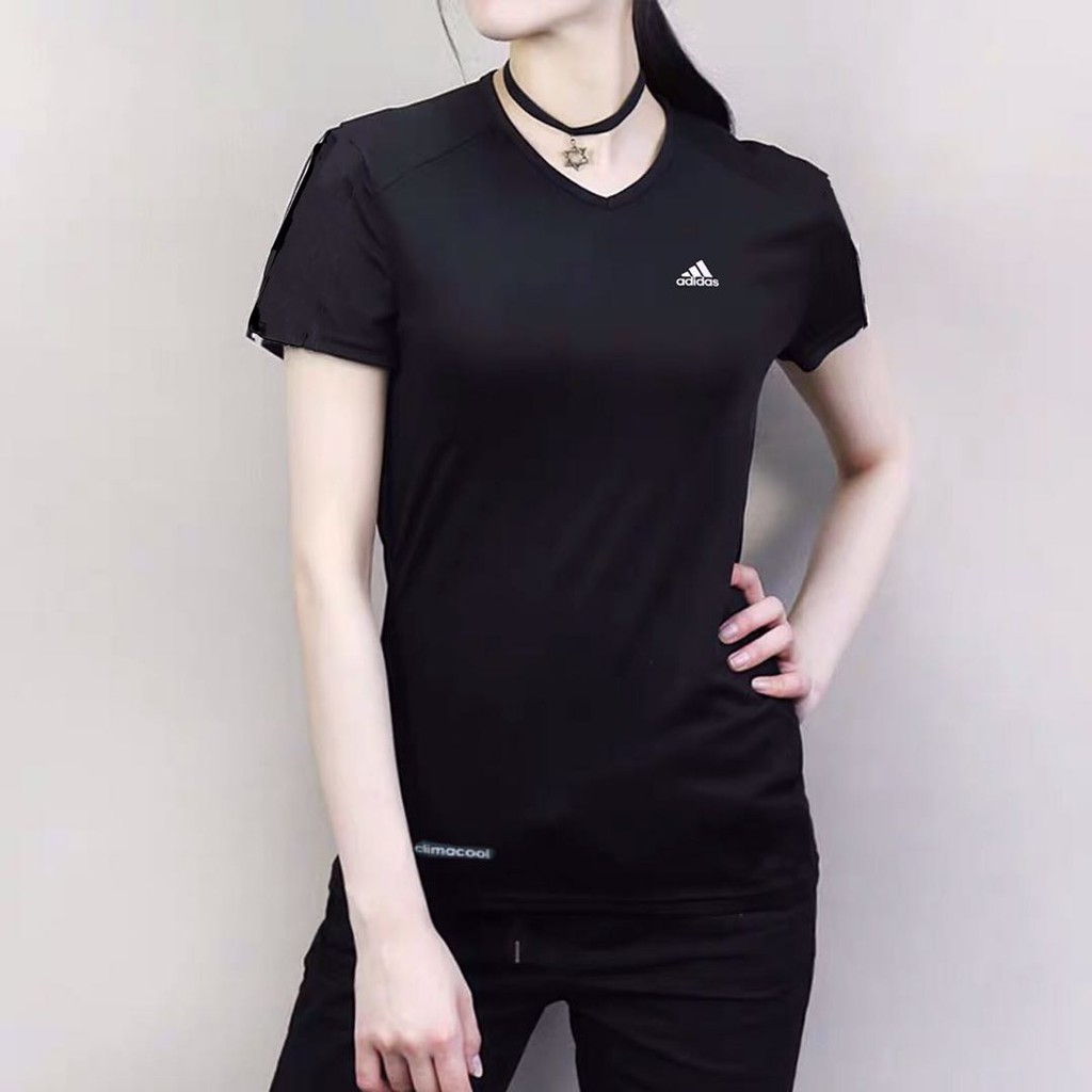 AD girl pro hypercool dri-fit compression v-neck T-shirt woman quick ...