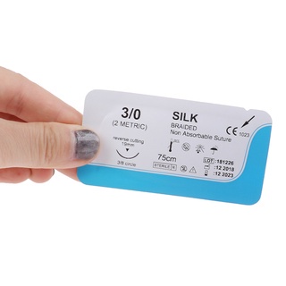 1Pcs Dental Surgical Needle Silk Medical Thread Suture Surgical ...