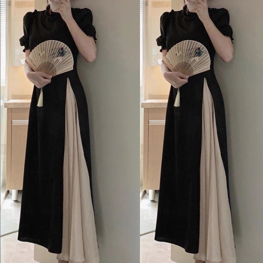 French Style Design Niche Improved Cheongsam Dress Retro Women's ...