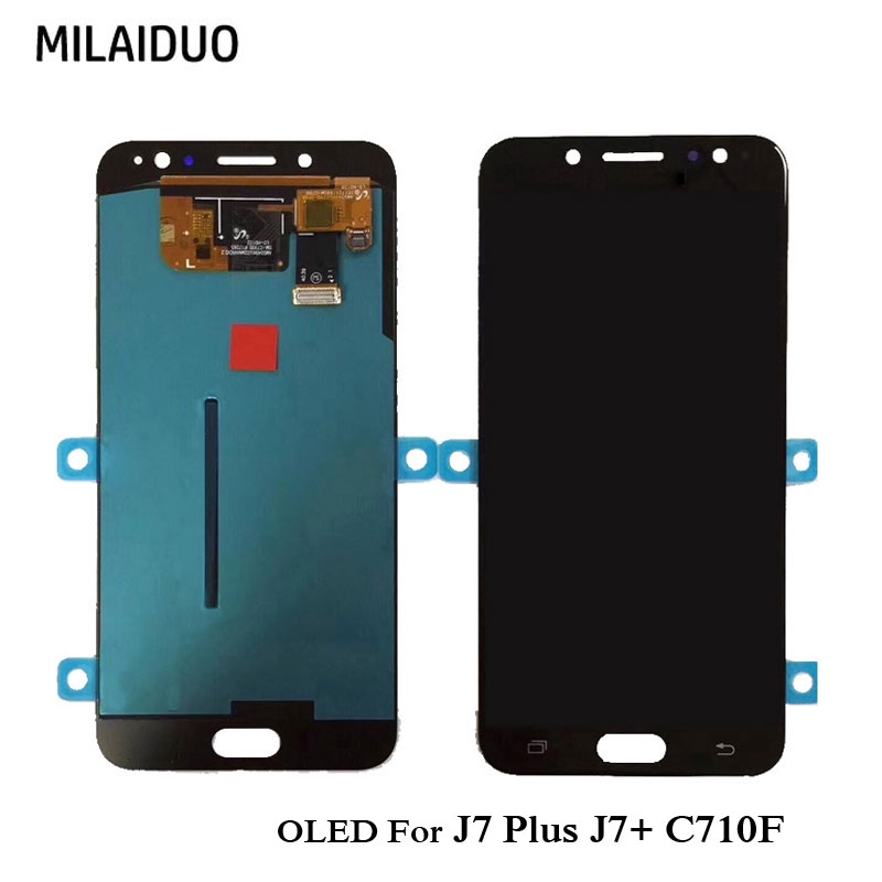 AMOLED For Samsung Galaxy C7 2017 J7 Plus J7+ C710 C7100 sm-C710f/ds C8 ...