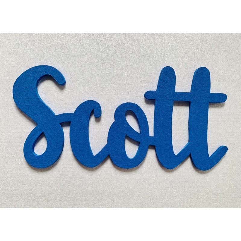 SCOTT styro letter cut | Shopee Philippines