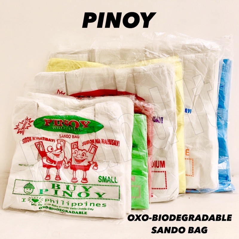 [Found It] Pinoy Sando Bag (Oxo-Biodegradable) - Per Pack | Plastic Bag ...