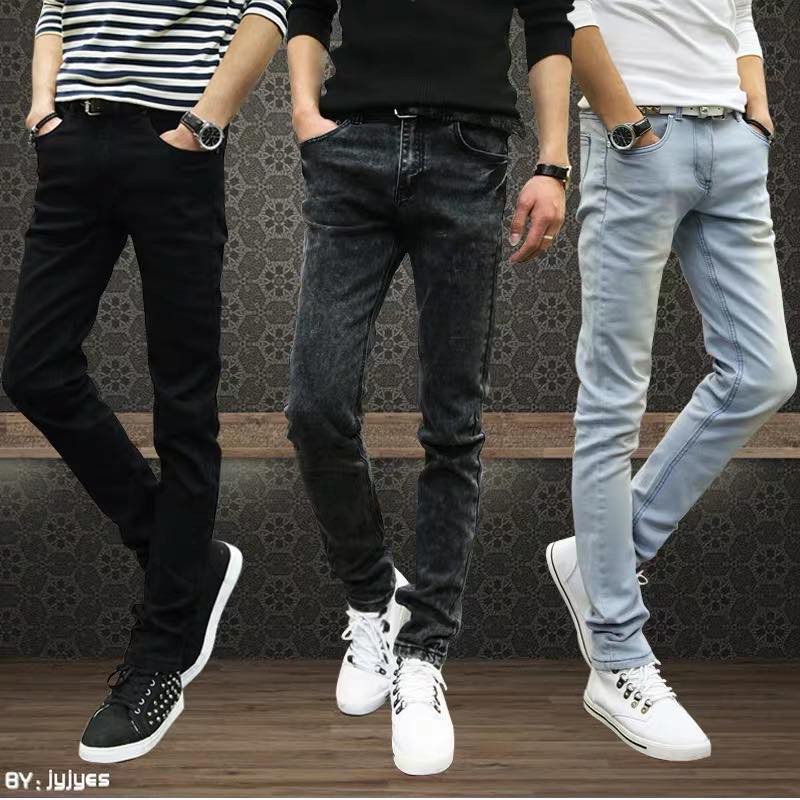 Maong Pants For Men 3 Colors Skinny Jeans Stretchable Fashion COD ...