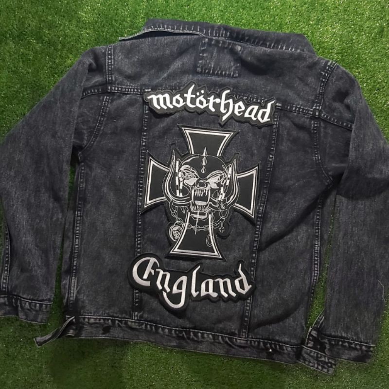 MOTORCYCLE HEAD SEWING EMBROIDERED BACKPATCH/Sewing Embroidery Emblem ...