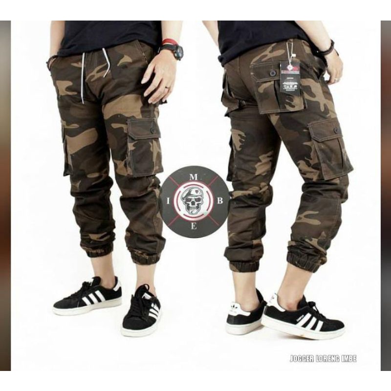 Men's JOGGER CARGO Pants LORENG JOGER ARMY Trending LORENG PREMIUM ...