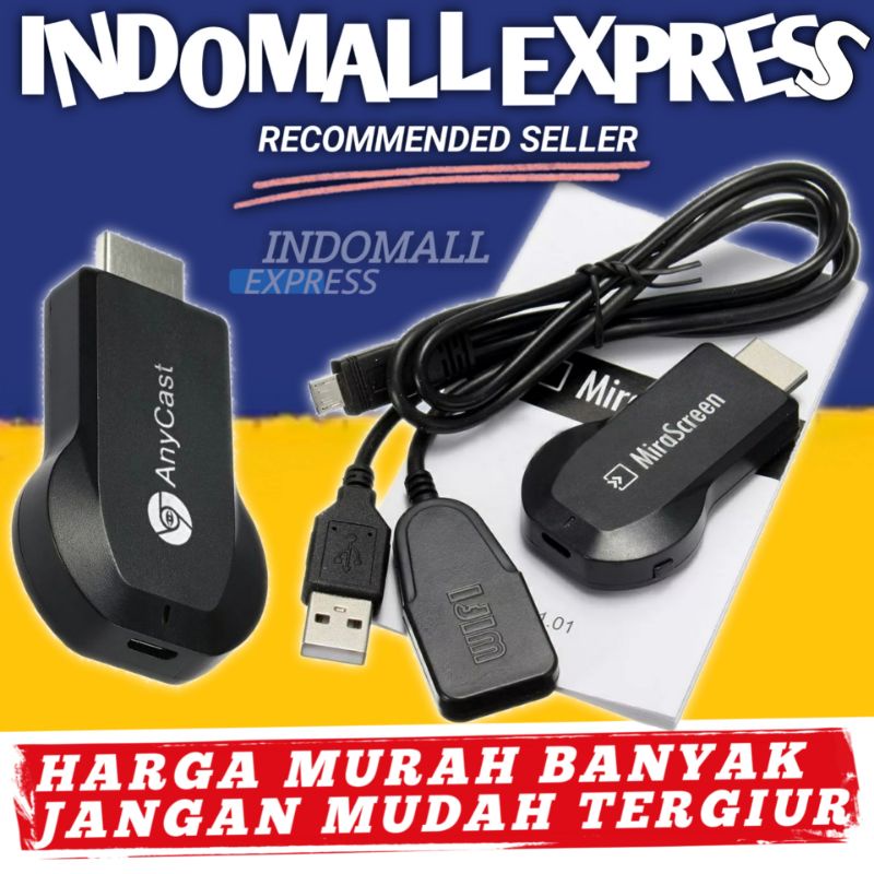 DONGLE WIFI RECEIVER ANYCAST DONGLE MURAH MIRACAST TV CONNECTION TOOL ...