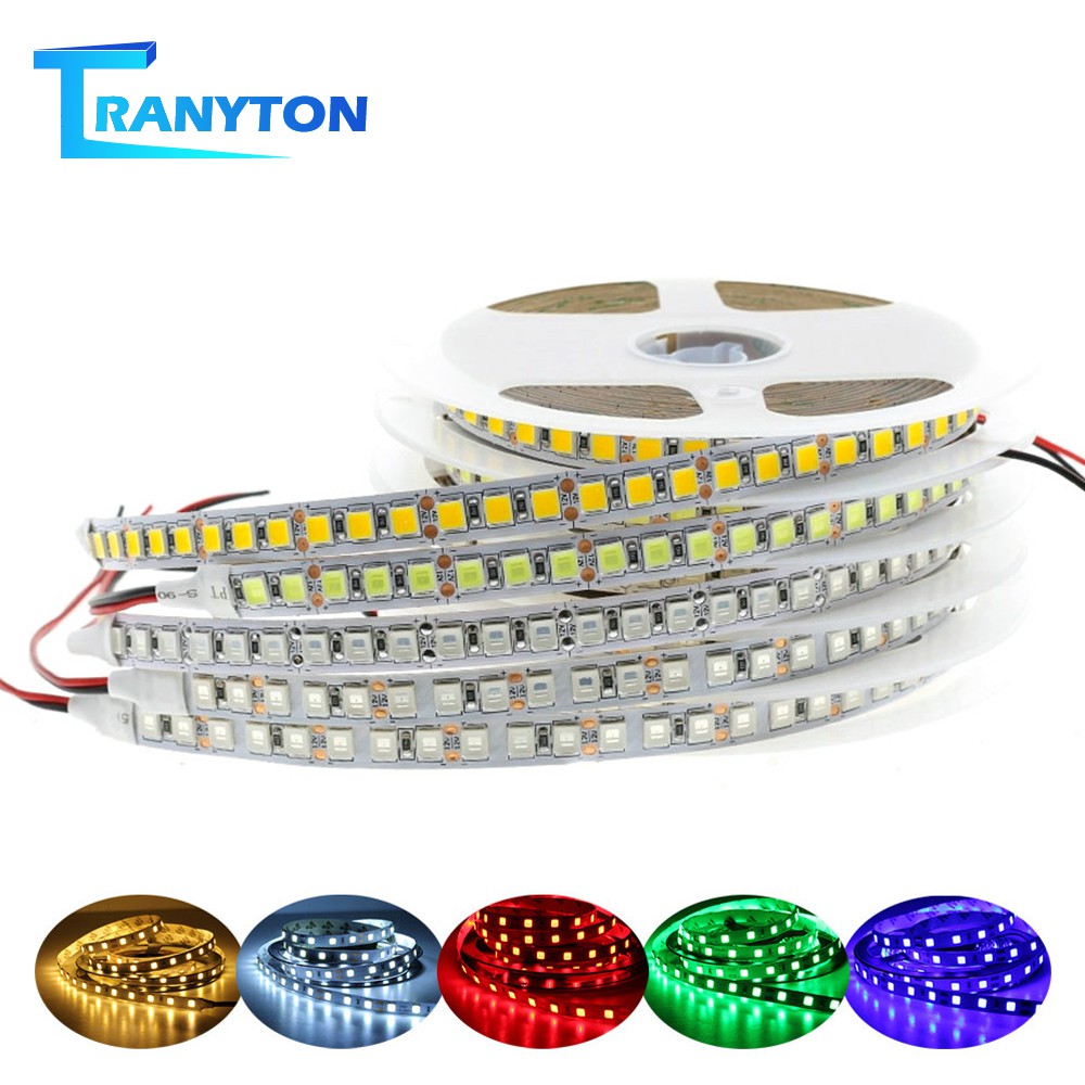 5M DC12V LED Strip 5054 5050 RGB 60leds/m 120leds/m IP67 Waterproof ...