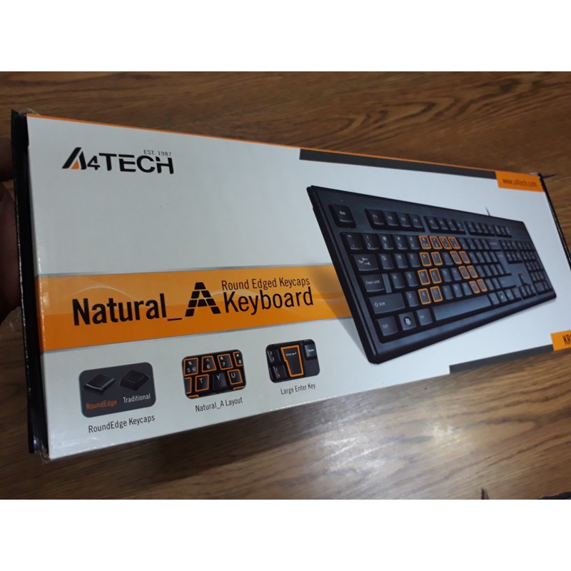 A4TECH Keyboard Rounded edge keycaps KRS-83 | Shopee Philippines