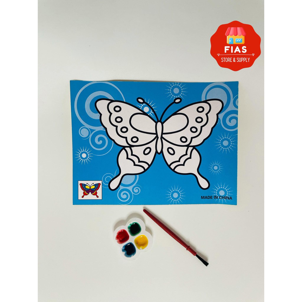 [Wholesale] 20 pieces Coloring book with water color / lootbag filler ...