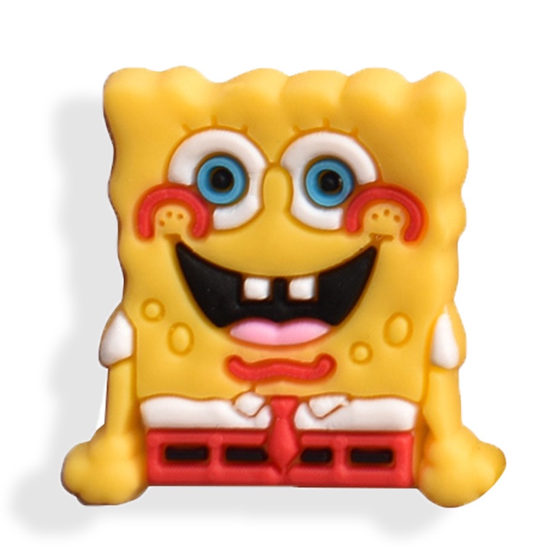 Cartoon SpongeBob Jibbitz Charm Crab Anime Jibits Crocs Snail Shoe ...