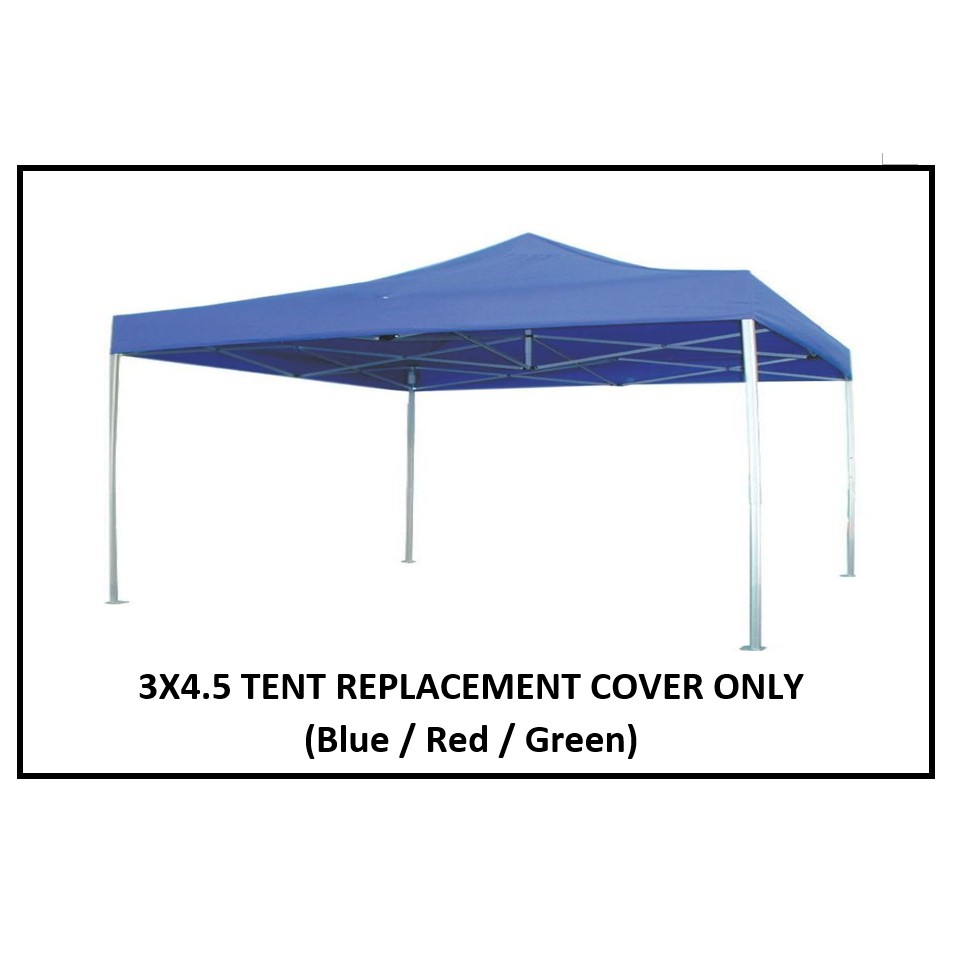 Retractable Tent 3x4.5 Replacement Cover Only Tarpaulin Canopy Gazebo ...