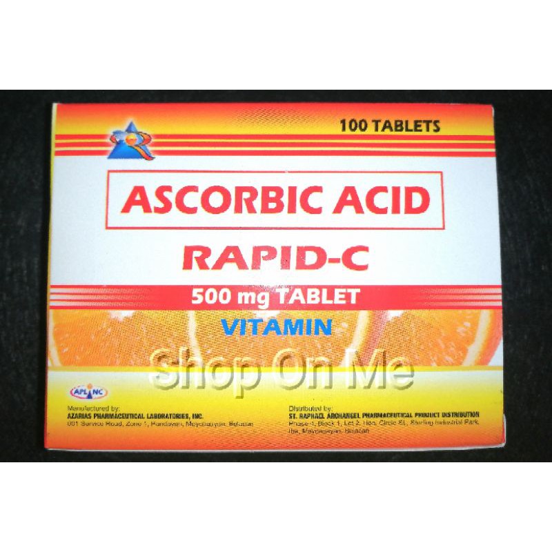 Myrevit C Rapid-C Enocee Ascorbic Acid Rapid C 500mg 100 Tablets ...