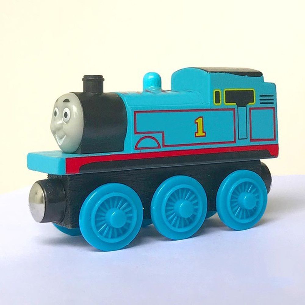 AVALENTINE Child Toys Wooden Douglas Wood Train Model Thomas Trains ...