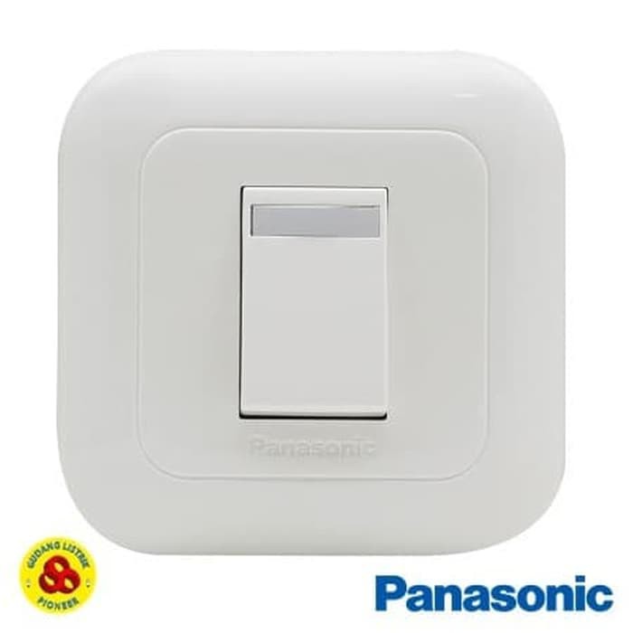 PUTIH Panasonic HOTEL Switch 1G 2W WIDE SERIES White 1 GANG 2 WAY ...