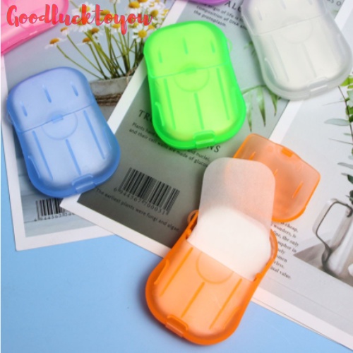 GOODLUCK-20pcs Anti-Bacterial Clean Soap Disposable Soap Paper hand ...