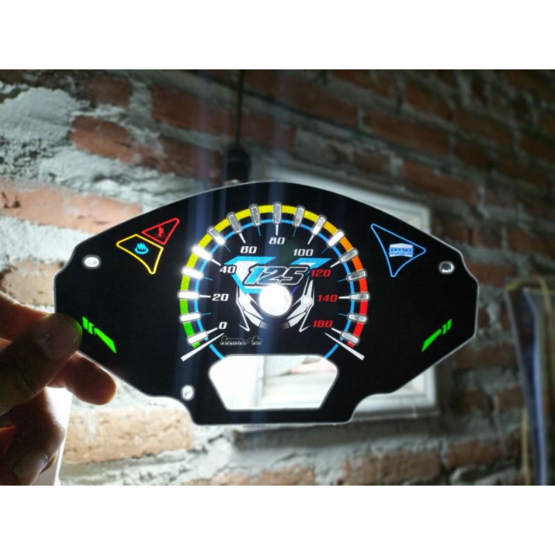 Black SMD LED Light Sticker Speedometer Board for Honda Click 125 ...
