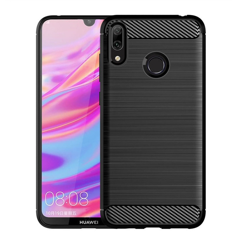 Brushed Texture Silicone Case For Huawei Y7 2019 Y6 Y9 2019 Y7Prime ...