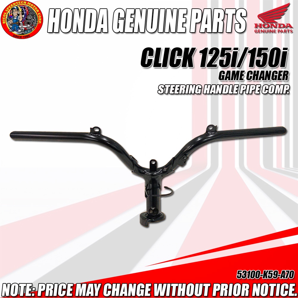 CLICK 125 V2 V3/150 V2 GC STEERING HANDLE PIPE COMP (HPI) (Genuine ...