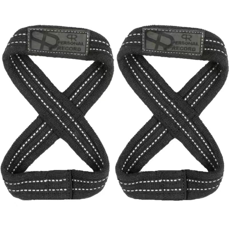 PR Figure 8 Lifting Straps For Weight Lifting, Competition Grade Wrist ...