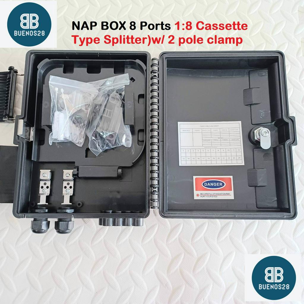 8 Port Napbox CASSETTE type with Metal Strap | Shopee Philippines