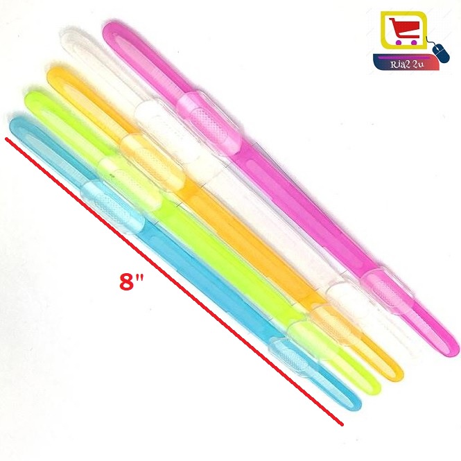 5's Plastic Paper Fastener Mix Colour 8" Double Holes Document Plastic ...