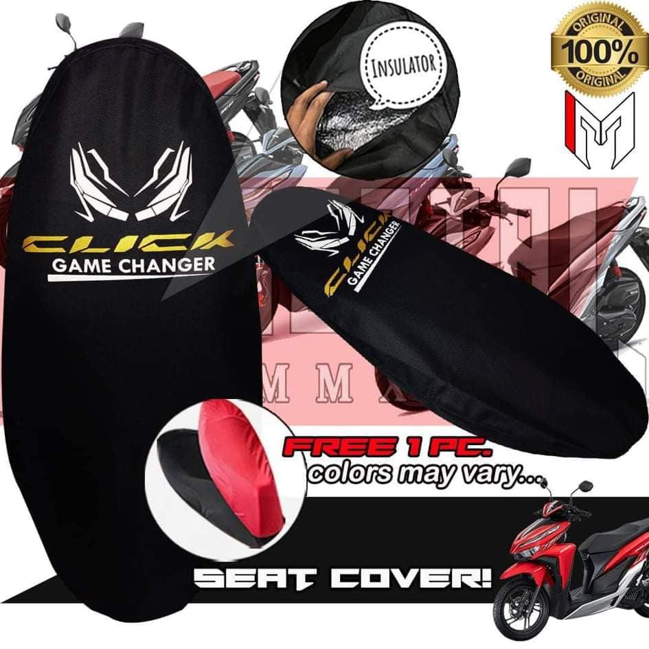 Honda Click Seat Cover with freebies by IMMortal Motobag | Shopee ...