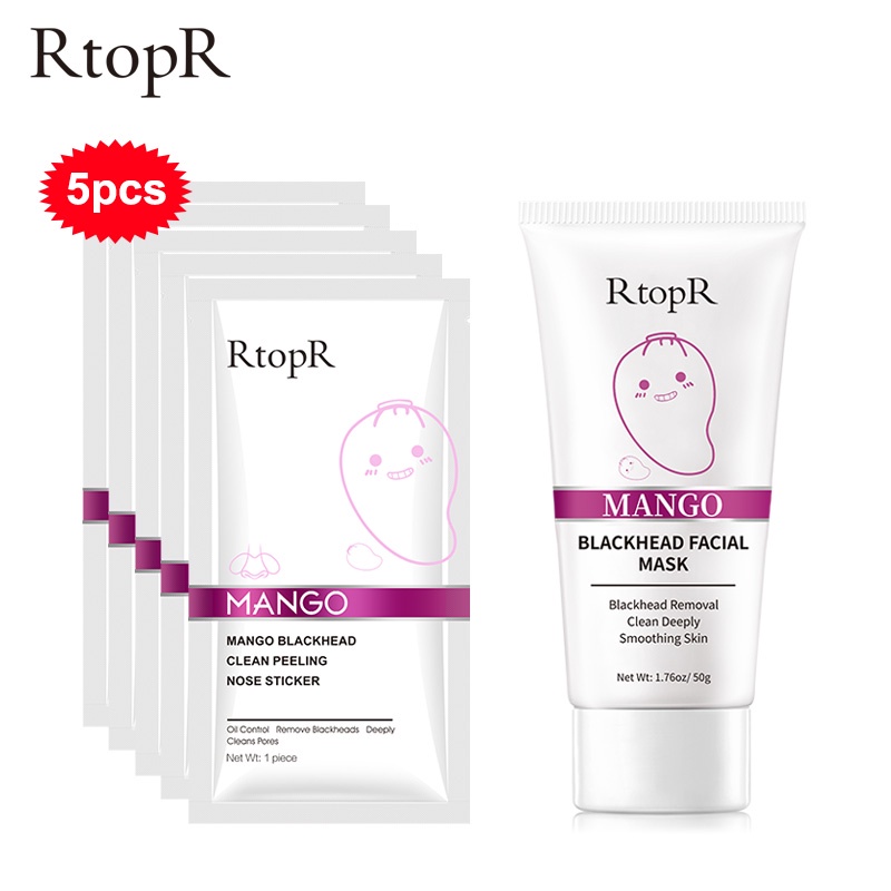 Rtopr Fda Mango Blackhead Remover Mask Acne Treatment Peeling Mask Deep
