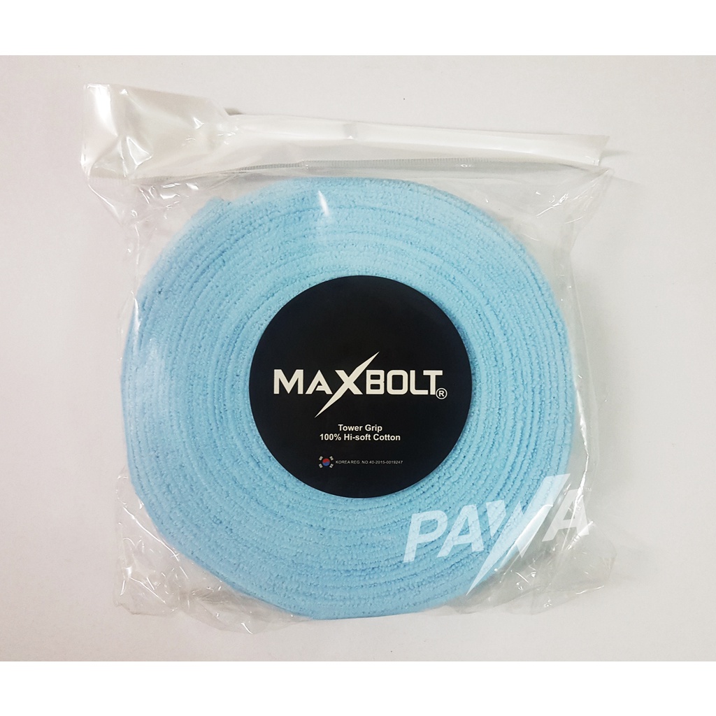 Maxbolt Badminton Towel Grip Roll (10 meter / Hi-Soft Cotton) | Shopee ...