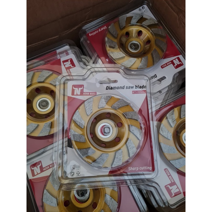 Diamond Cup Wheel 4" Concrete Masonry Grinding Disc Heavy Duty ...