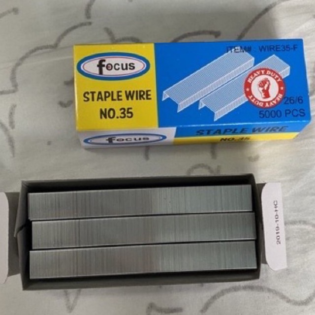 COD J&T EXPRESS Focus Staple Wire #35 5000pcs per Box School Office ...