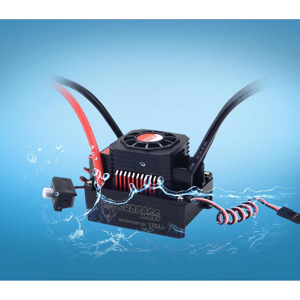 Waterproof Brushless ESC Speed Controller T PLUG 35A 45A 60A 80A 120A ...