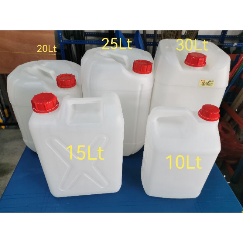 New! Tong air 10Lt~30Lt / Plastic Jerry Can / NCI /新水桶/水容器 | Shopee ...