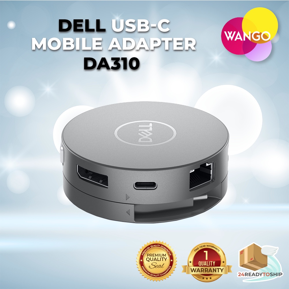 DELL DA310 USB-C 7-in-1 Mobile Adapter - for Video, Network, Data ...