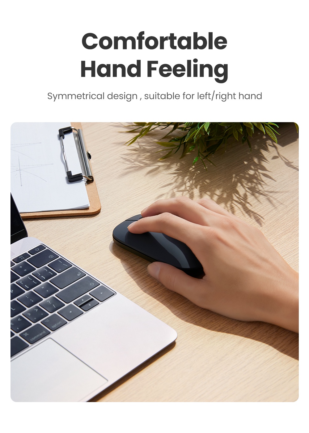 UGREEN Mouse Wireless Silent Mouse 4000 DPI For Computer Laptop Mice ...