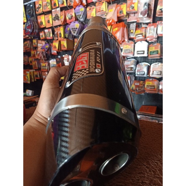 YOSHIMURA R11 EXHAUST PIPE MUFFLER 51MM UNIVERSAL 150cc to 600cc Yoshi ...