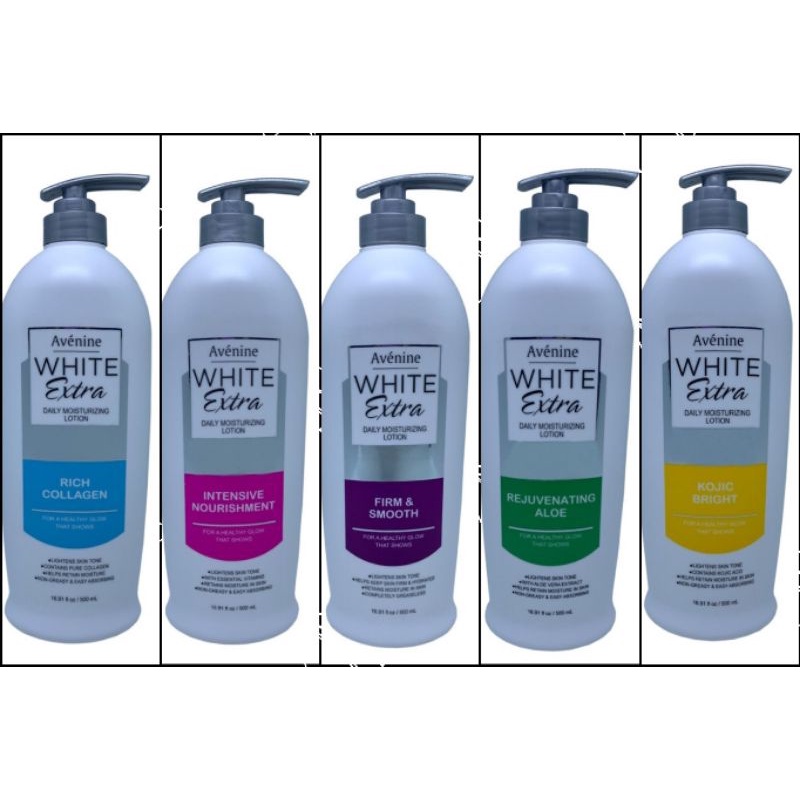 Avenine White Extra Lotion 500ml | Shopee Philippines