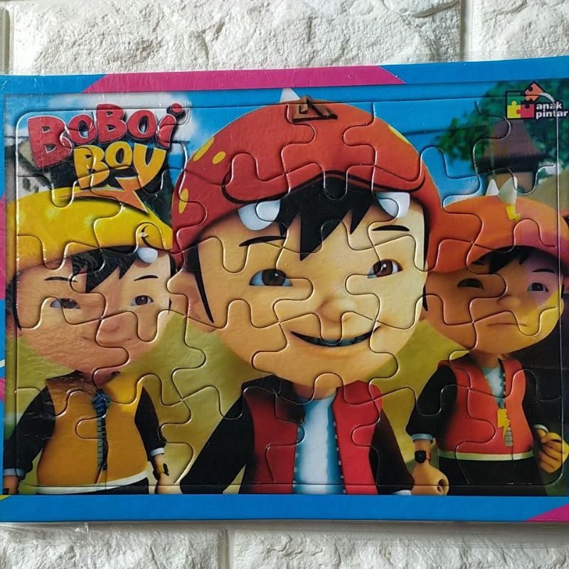 Boboiboy jigsaw Puzzle for children's creativity activities | Shopee ...
