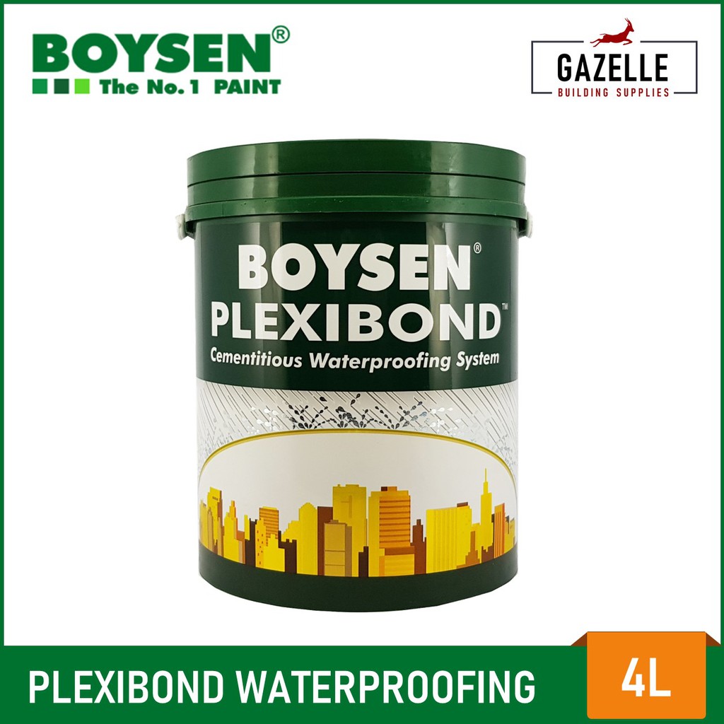 Boysen Plexibond Cementitous Waterproofing System - 4L | Shopee Philippines