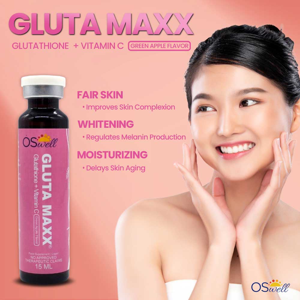Wizard Gluta Maxx Vials Glutathione+ Vitamin C Green Apple Flavor (15ml ...