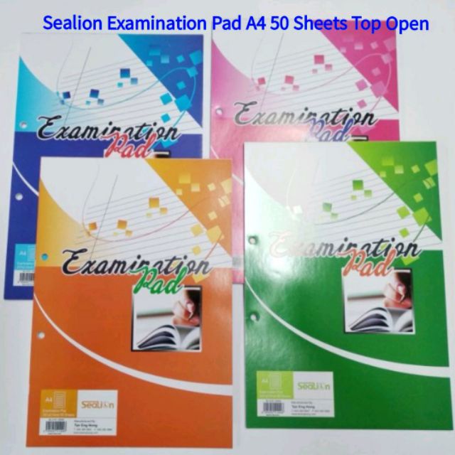 Sealion Examination Pad A4 50 Sheets Top Open^per book | Shopee Philippines