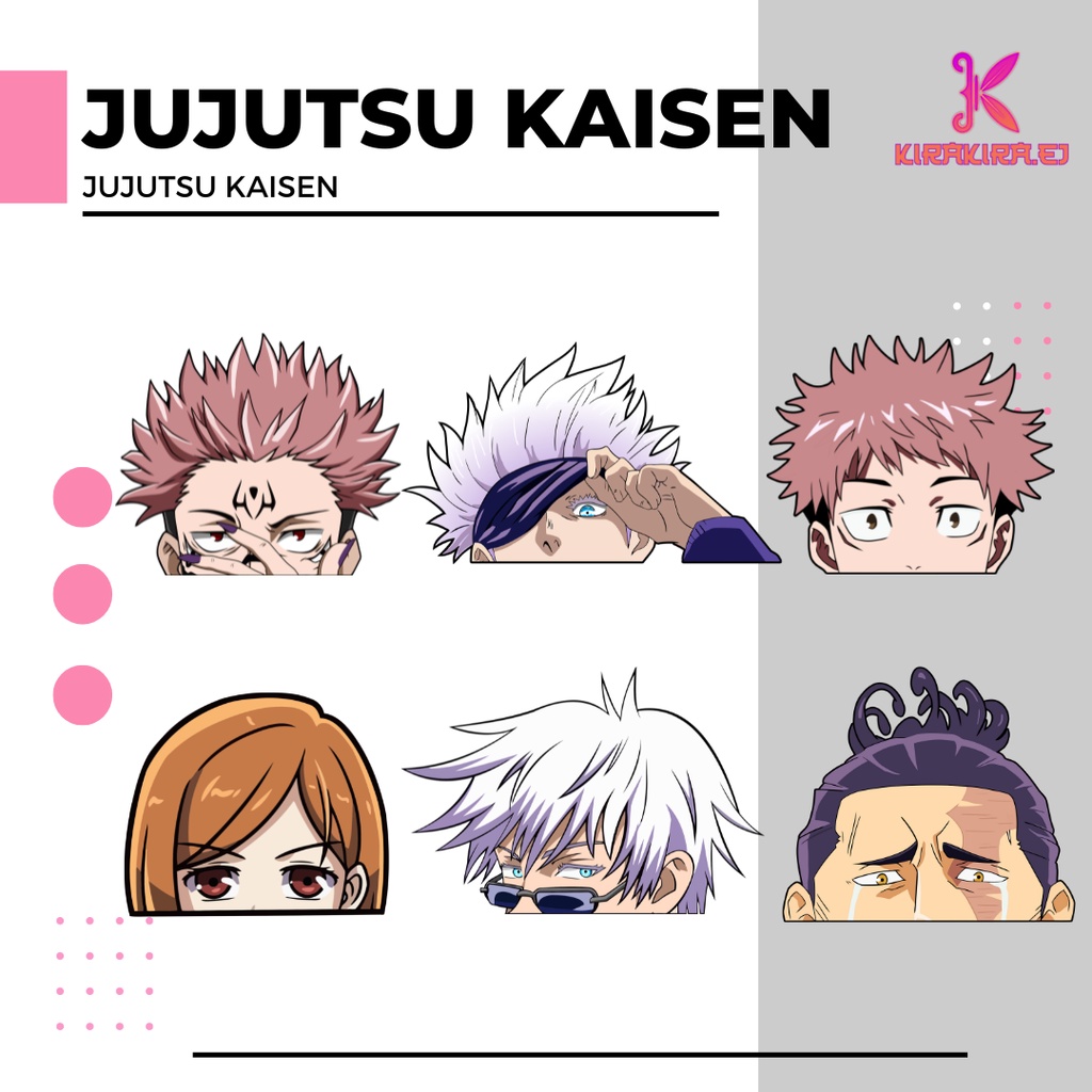 Jujutsu Kaisen Peeker Sticker | Water Proof Vinyl Anime Sticker ...