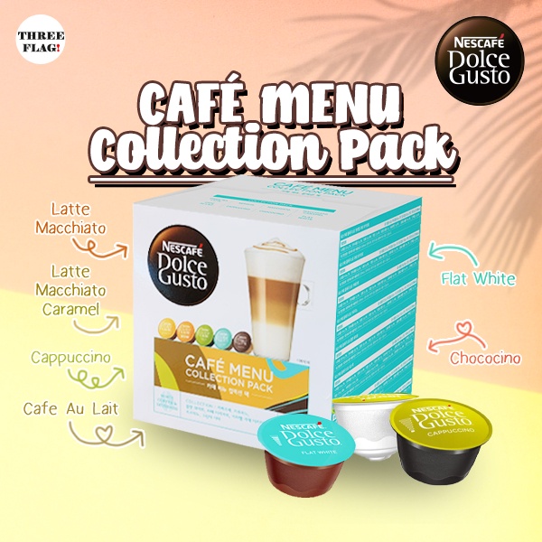 Dolce Gusto Coffee Capsule Cafe Menu Collection - 18 capsules | Shopee ...