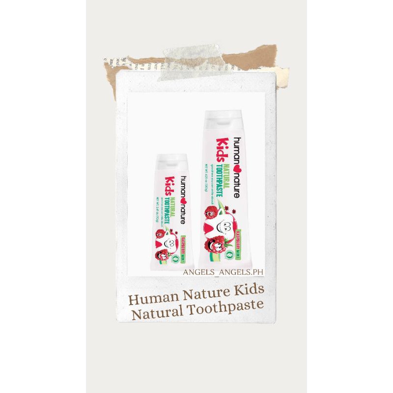 Human Nature Kids Natural Toothpaste | Shopee Philippines