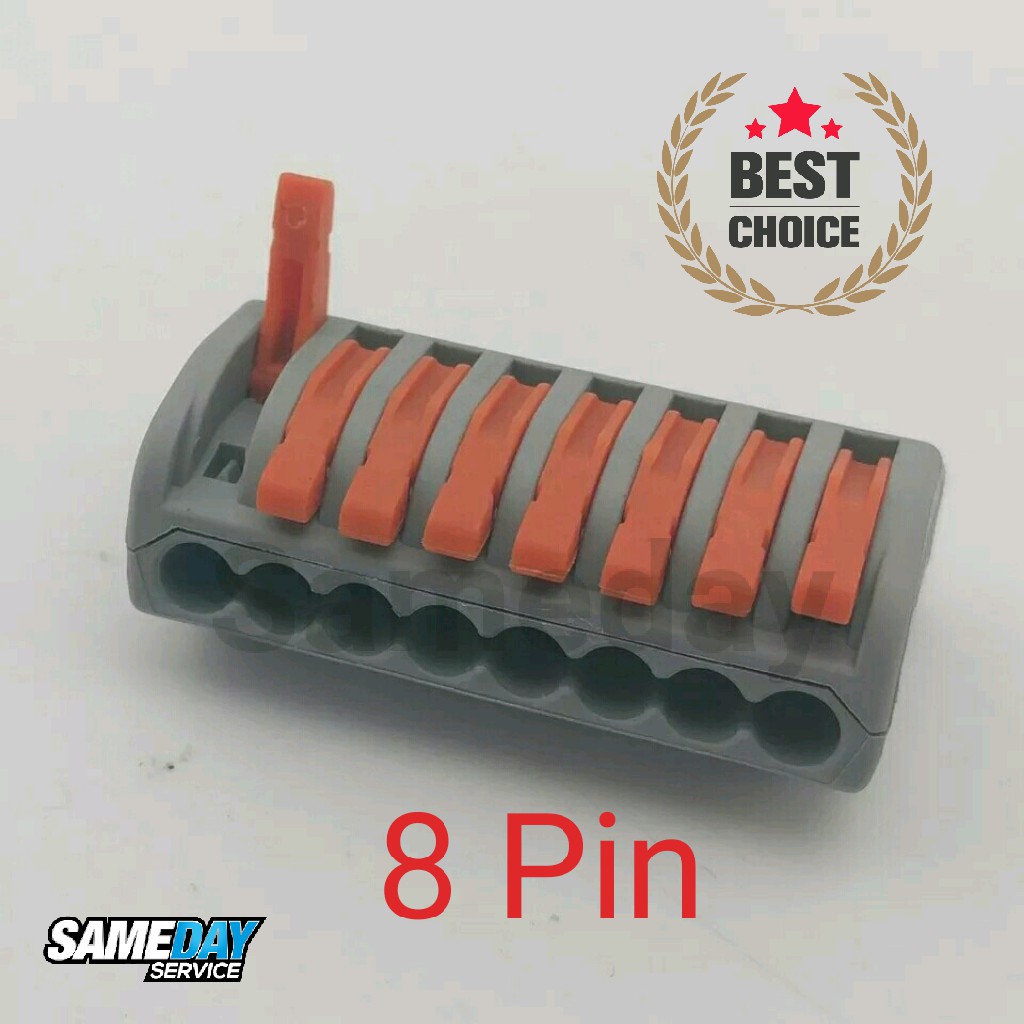 Cable Connector Clamp Terminal Skun Cable Wiring Connector 8Pin ...