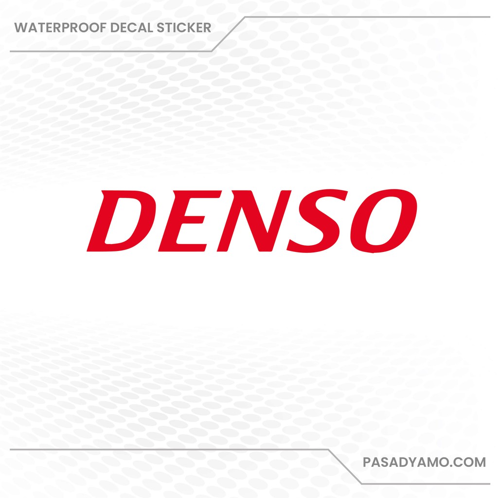 Denso Logo Decal Sticker for Cars Motorcycles Helmets | Shopee Philippines