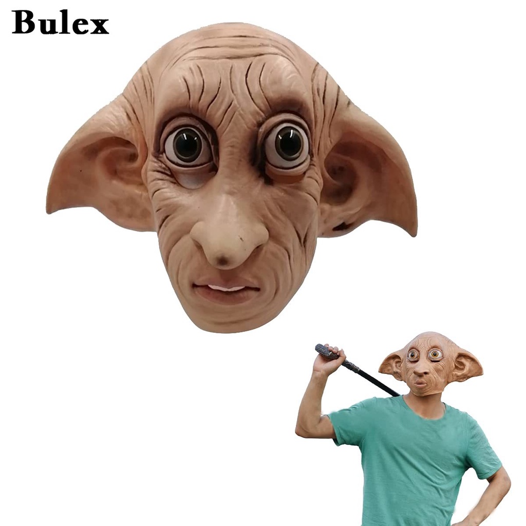 Bulex Cosplay Dobby Elfin Latex Mask Animal Style Halloween Horror Mask ...