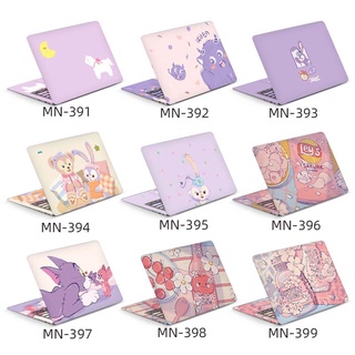 Purple laptop skin stickers, ins cute laptop decoration decals, diy ...