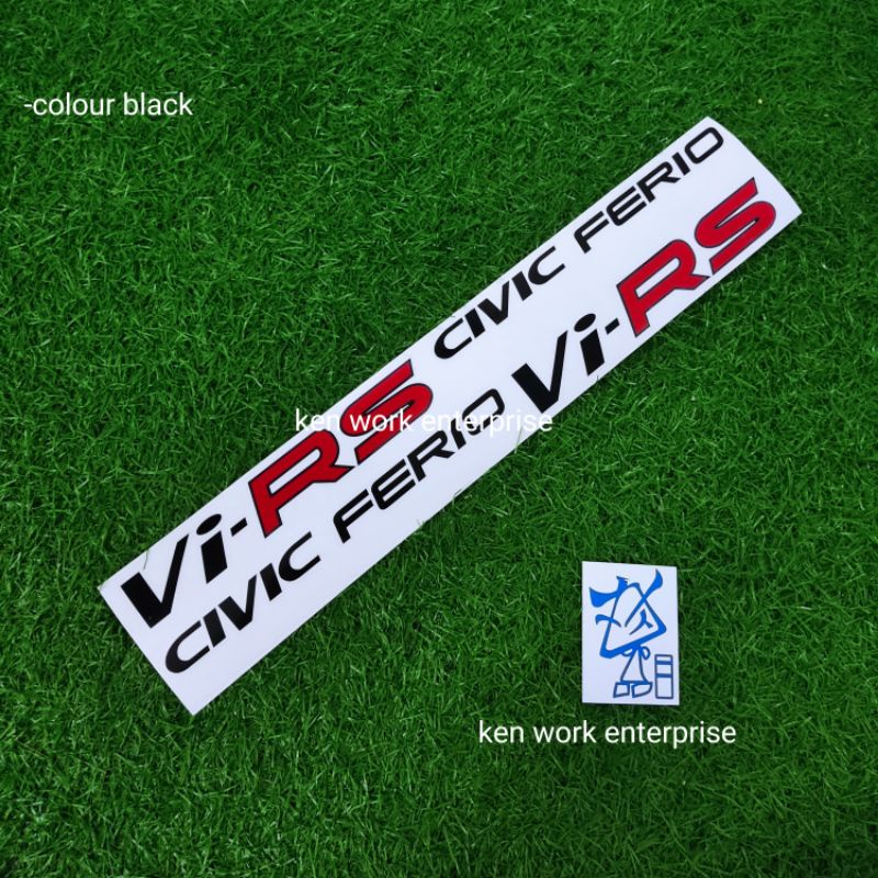 Sticker vi-rs civic ferio car side sticker honda | Shopee Philippines